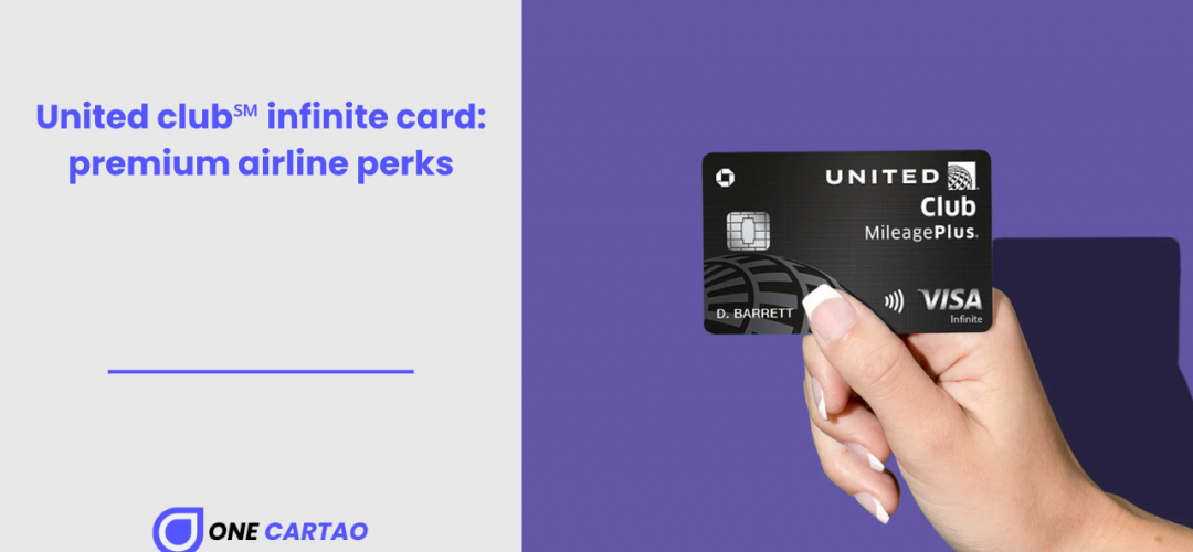 United club℠ infinite card: premium airline perks - One Cartao